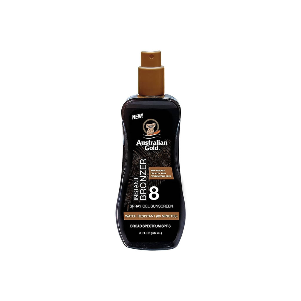 SPRAY GEL BRONZEADOR AUSTRALIAN GOLD FPS8 - 237ML