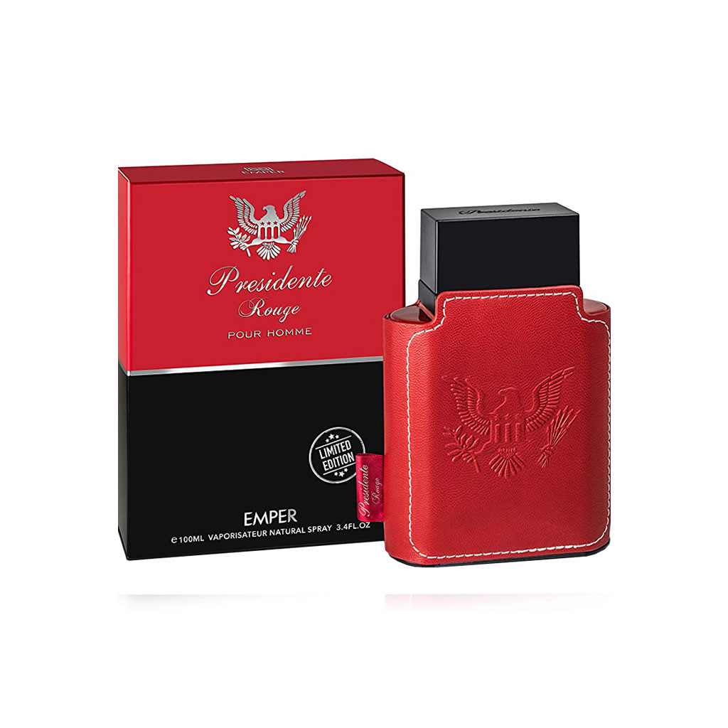 PERFUME EMPER PRESIDENTE ROUGE EAU DE TOILETTE - 100 ML - MASCULINO